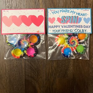 Valentine Fidget Spinner *assembled & Personalized* - Etsy