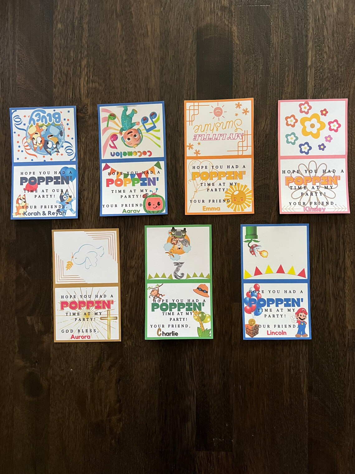 Birthday Favor Pop-it Keychains - Etsy