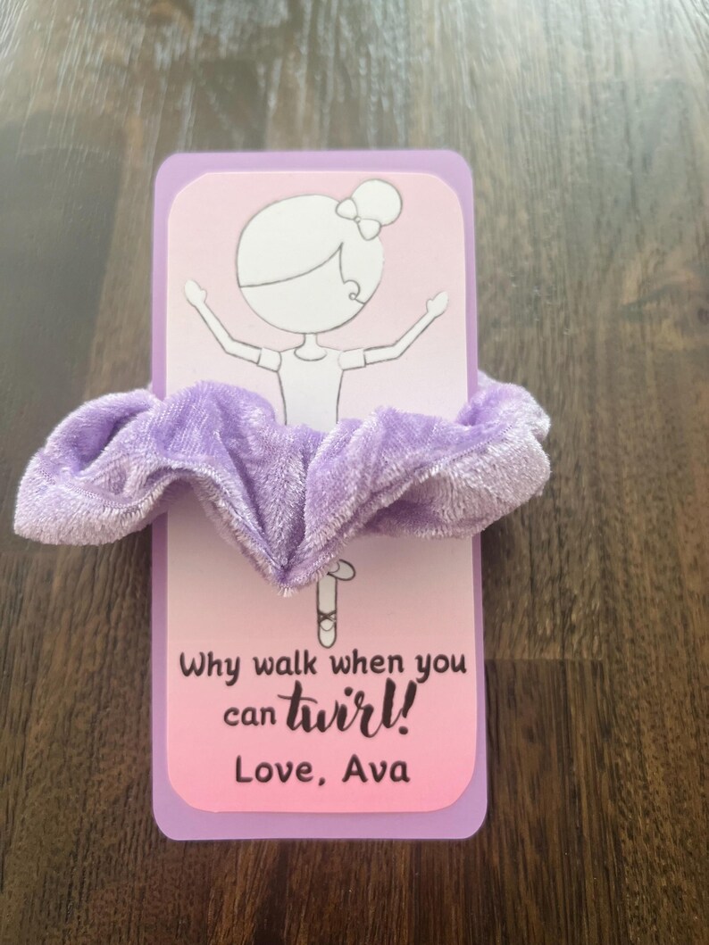 Ballerina Ballet Scrunchie Favors *assembled & Personalized* - Etsy