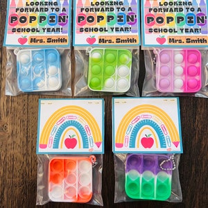 First Day of School Pop-it Keychains - Etsy