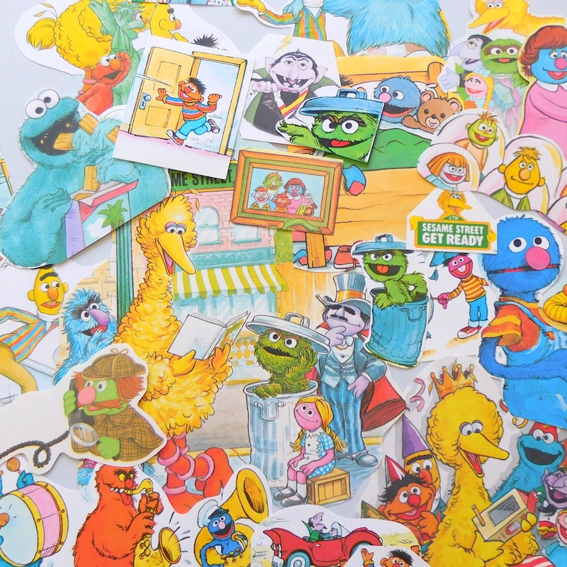 Ephemera Sesame Street - Etsy