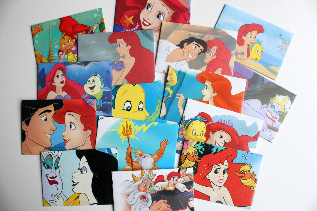 Little Mermaid Envelopes, Little Mermaid Party, Princess Party, Little ...