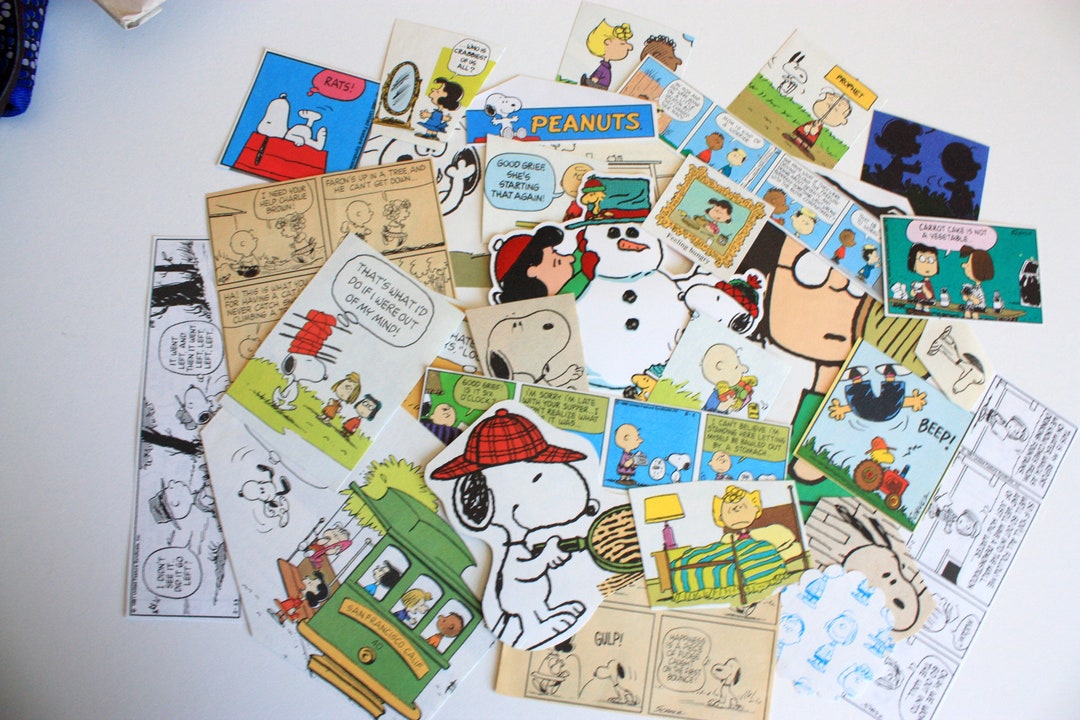 Charlie Brown Cutouts, Snoopy Cutout, Charlie Brown Ephemera, Peanuts ...