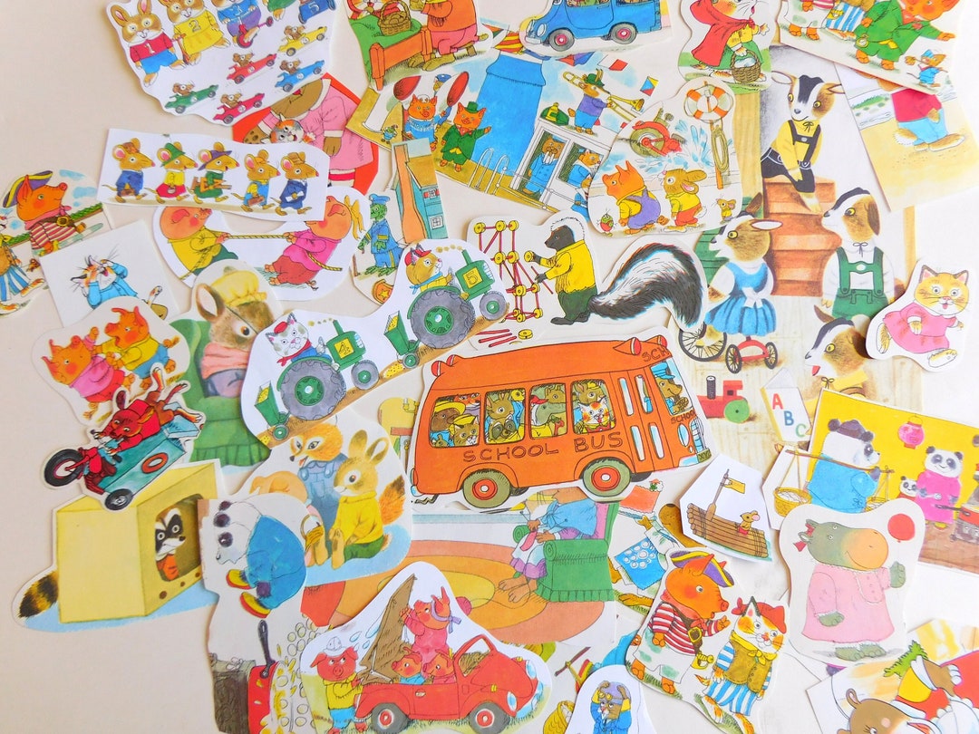 Richard Scarry Cutouts, Richard Scarry Scrapbook, Richard Scarry ...