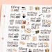 Office Life Sampler Planner Stickers Weekly Work Script Stickers Cute ...
