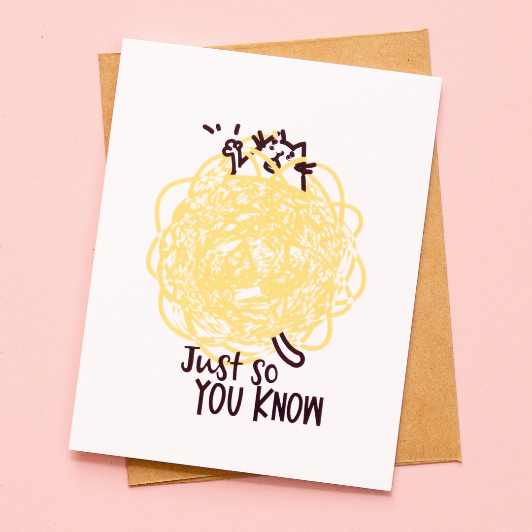 Hang in There Card | Encouragement Card | Greeting Card | A2 Card ...