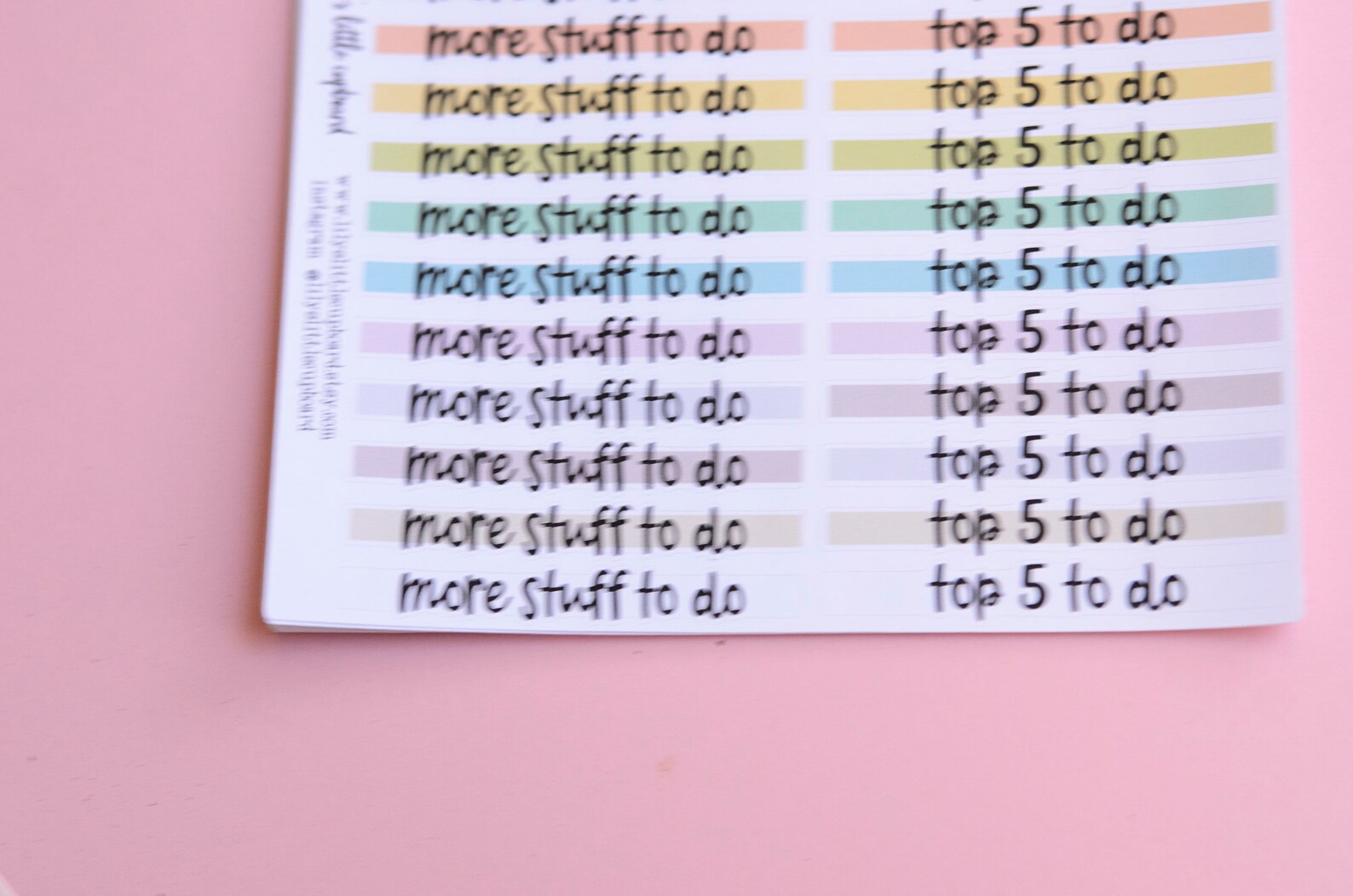 Dashboard Planner Headers in Top 5 and More Stuff Functional - Etsy