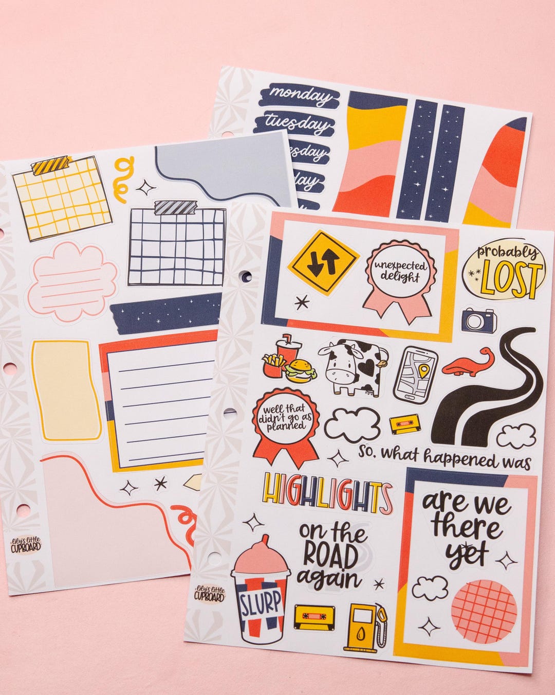 Cityscapes Road Trip Journaling Sticker Kit | Memory Keeping | Journal ...