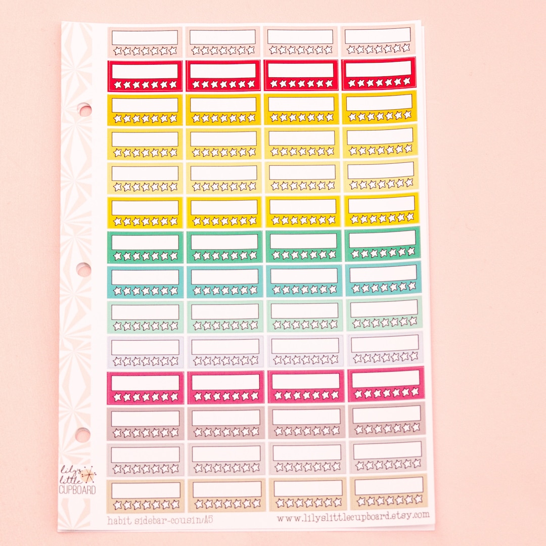 Stack That Sidebar Collection - for Smaller Planners | Hobonichi Cousin ...