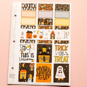 Simple Weekly Kit in Trick or Treat | Halloween Weekly Planner Sticker ...