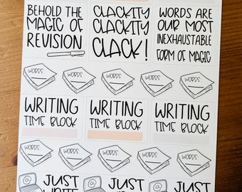 Work Day Planner Stickers Office Life Stickers Work | Etsy