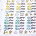 Meal Plan and Prep Planner Stickers Meal Planning Script Stickers Meal Prep Script Stickers ...