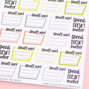 Celebrate the Wins Goal Planning Stickers | Goal Setting Task Script ...