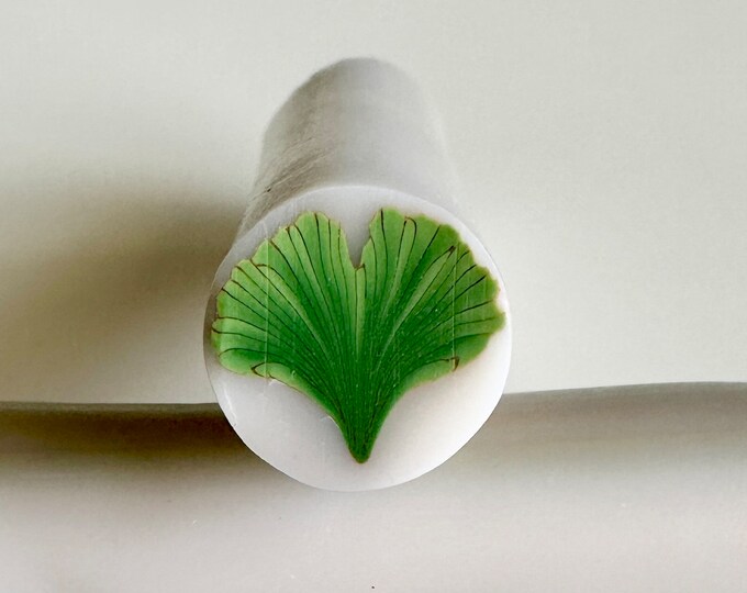 Gingko Leaf Polymer Clay Raw Cane, Millefiori, Nail Art - Etsy