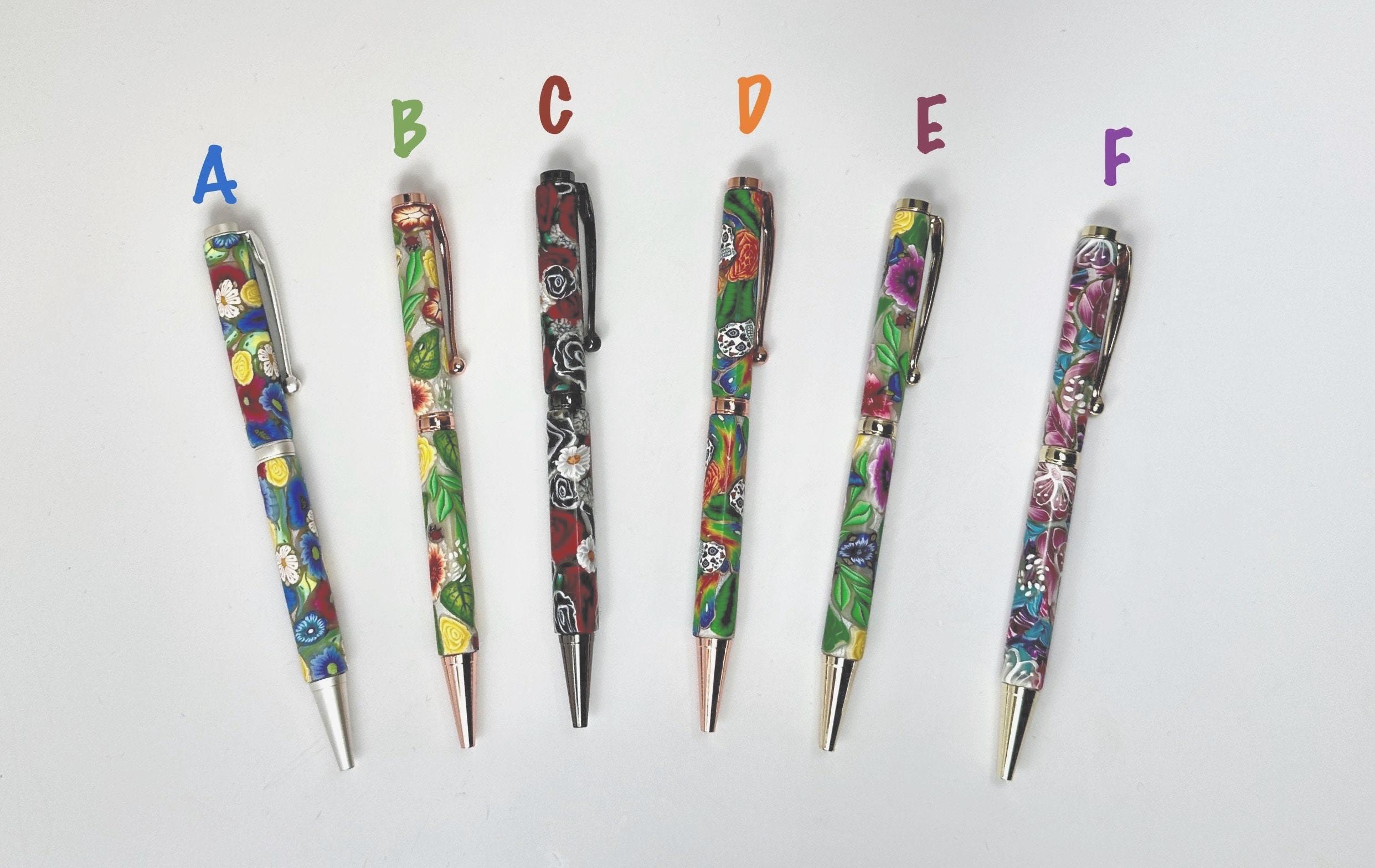 Polymer Clay Pens - Twist Refillable Pens II - Etsy