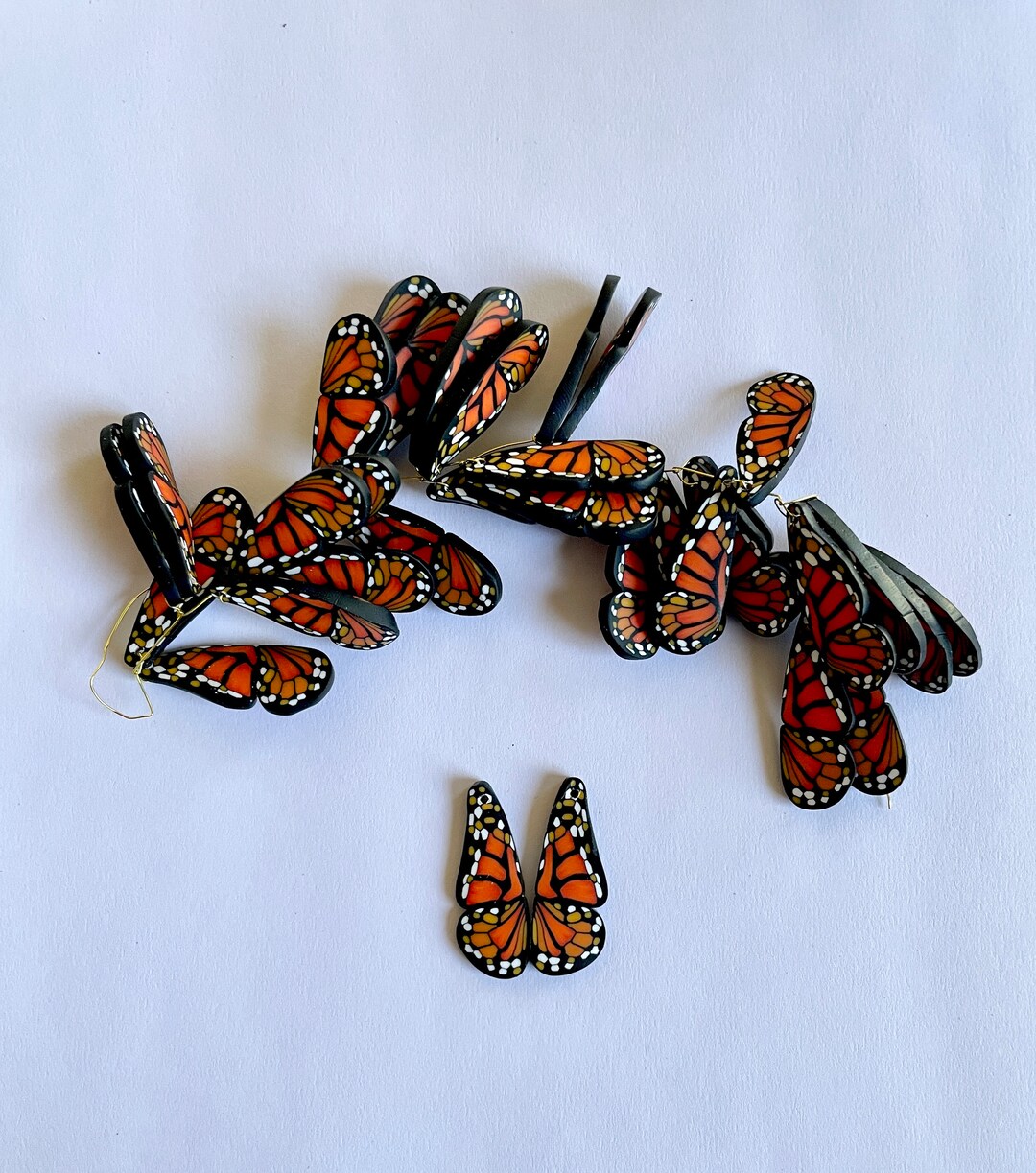Monarch Butterfly Wing Beads - Etsy