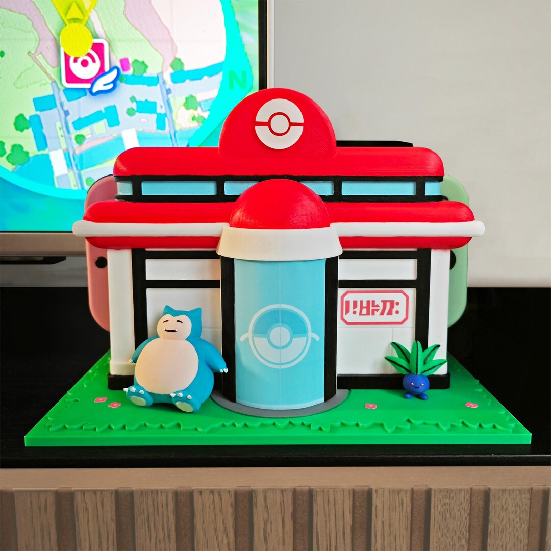Pokemon Nintendo Switch Dock, Pokecenter Snorlax and Oddish - Etsy