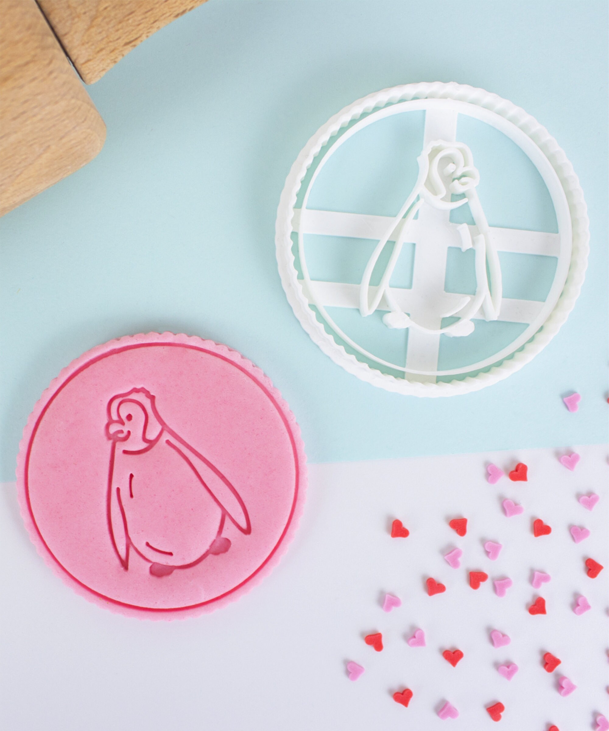 Penguin Cookie Cutter Penguin Biscuit Cutter Fondant Cutter3d Printed3d ...