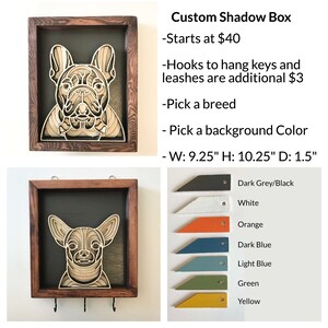 Custom 3D Dog Shadow Box - Made to Order - Etsy