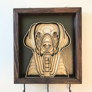 Custom 3D Dog Shadow Box - Made to Order - Etsy