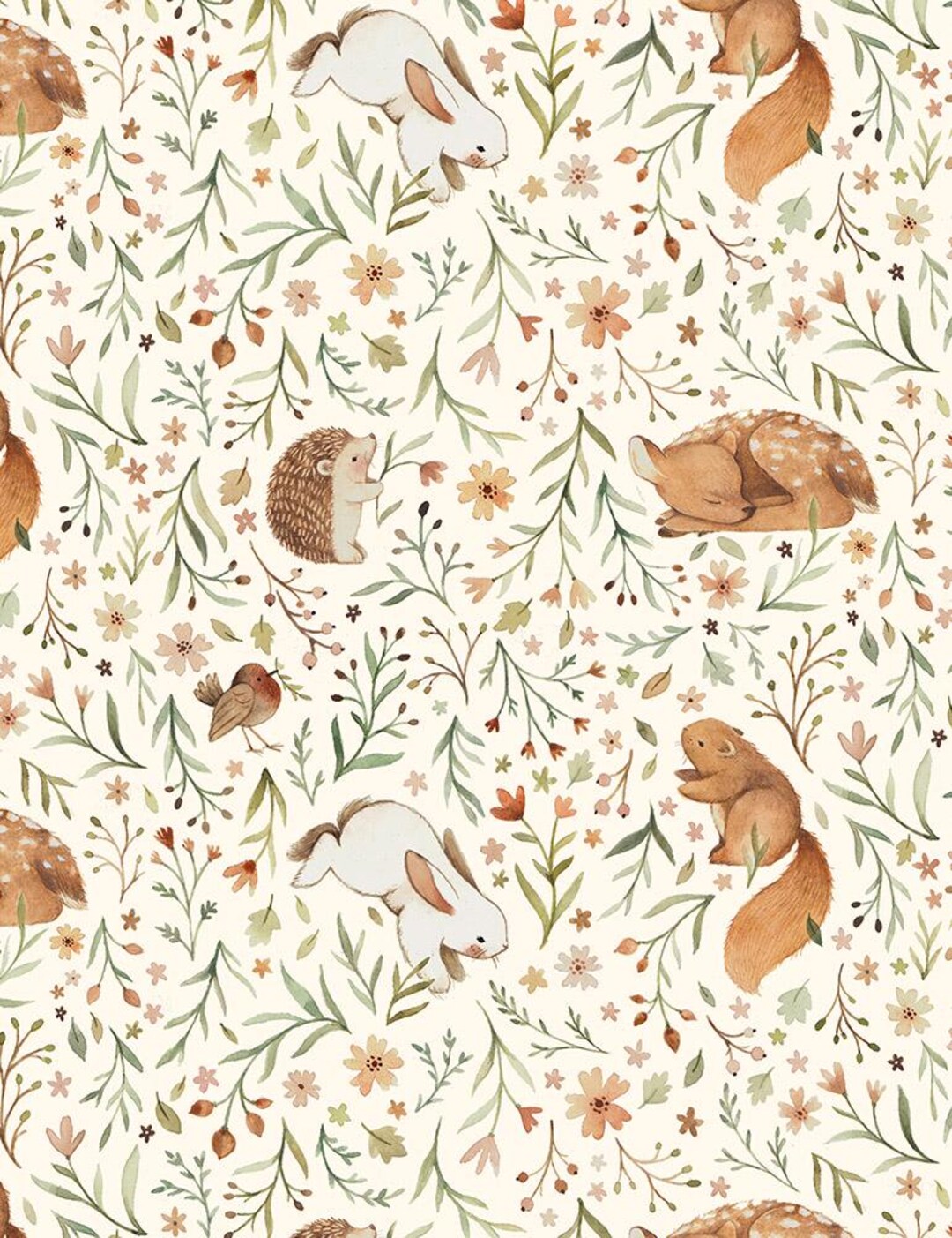 Nina Stajner - Animal Floral - Little Forest - Etsy