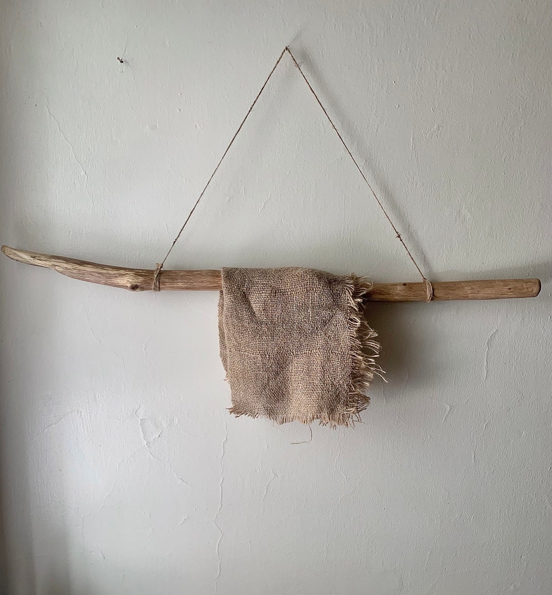 36 Inch Thick Rustic Tree Branch, Decorative Branch Rod for Hanging ...