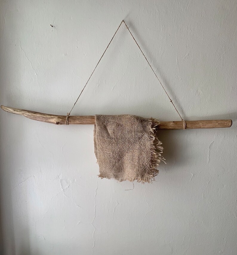 36 Inch Thick Rustic Tree Branch, Decorative Branch Rod for Hanging ...