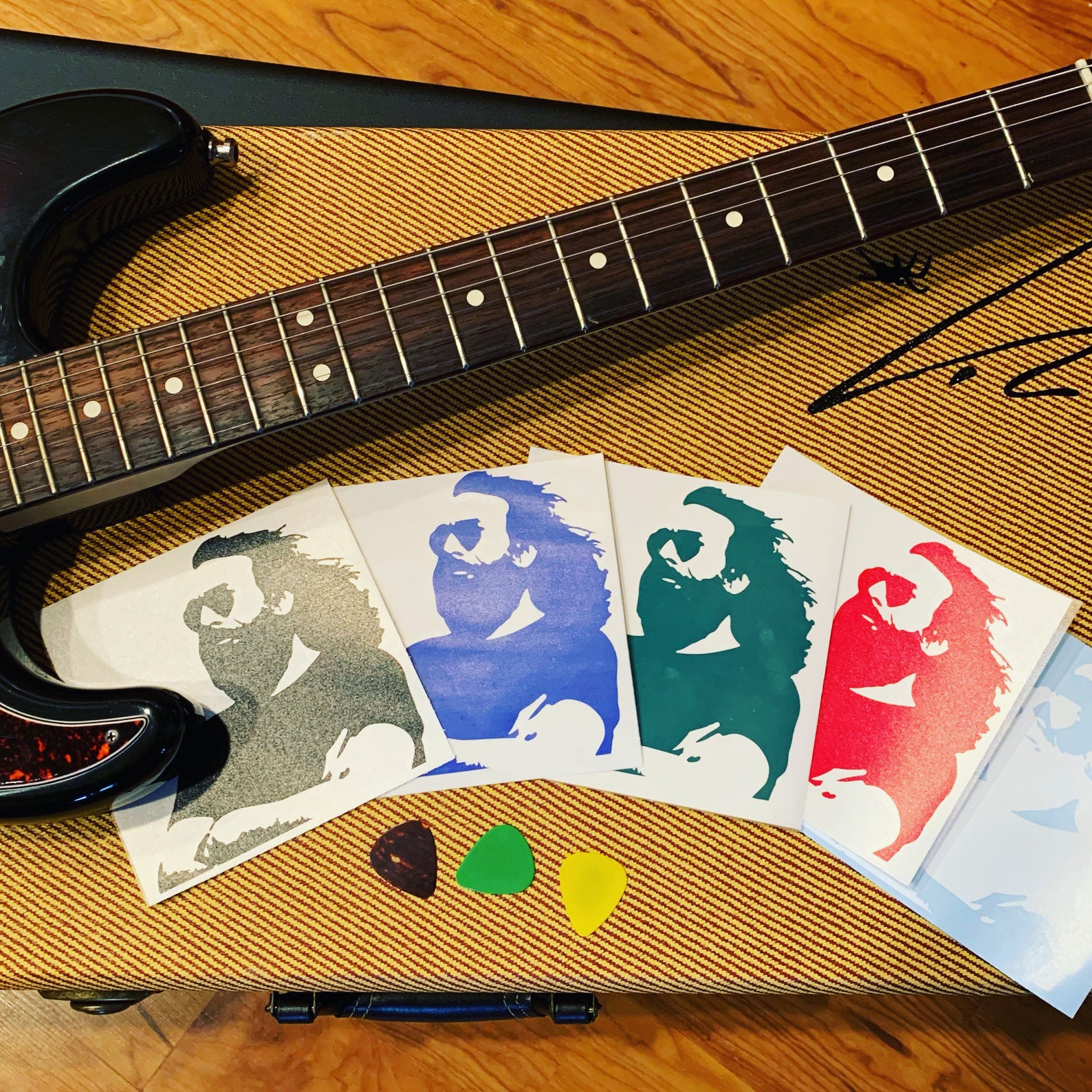 Jerry Garcia Vinyl Sticker - Etsy