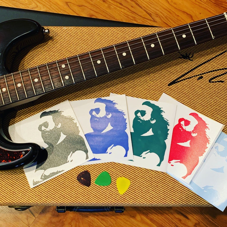 Jerry Garcia Vinyl Sticker - Etsy