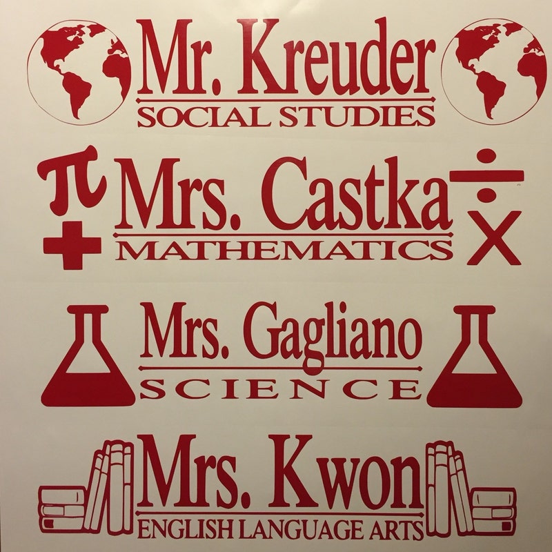 Door Vinyl Decal - Etsy