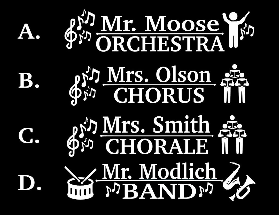 Music Teacher Sticker - Etsy