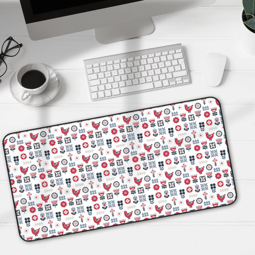Desk Mat Scandinavian Art Inspired Design, Home Office Nordic Art ...