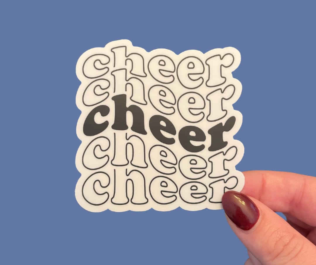 STICKER Cheer Cheerleading Cheerleader Cheer Mom Simple - Etsy