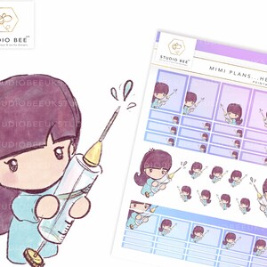 Printable Planner Stickers, Doctor Appointment Stickers, Insulin ...