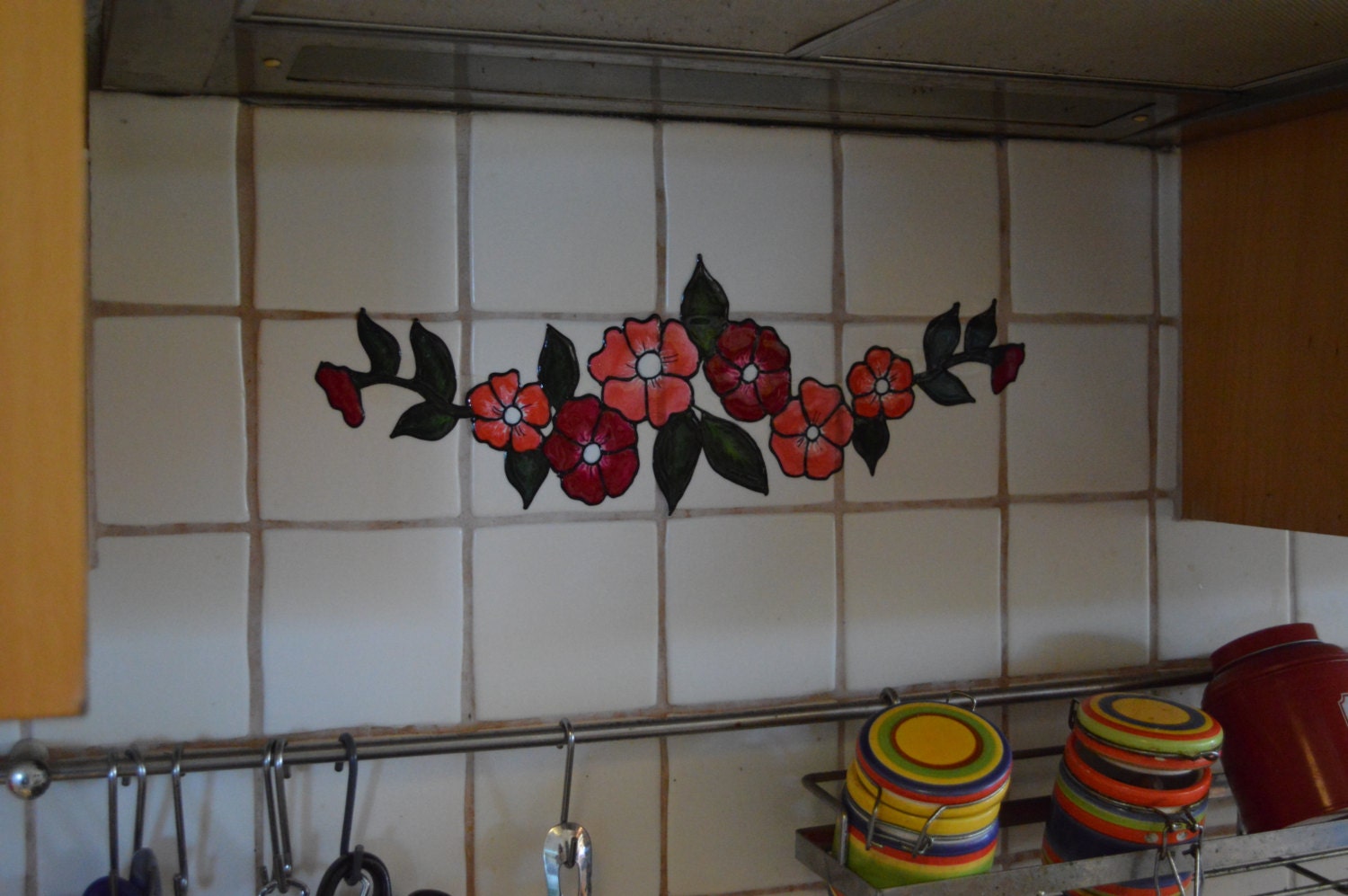 Glass Door Decal Flower Stickers Floral Decor Faux Stained - Etsy