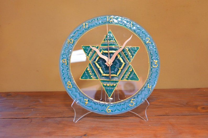 Wall Clock David Star Bat Mitzvah Gift Bar Mitzvah Gift - Etsy