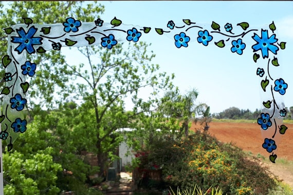 Flower Sticker for Mirror and Window Self Adhesive Decal | Etsy