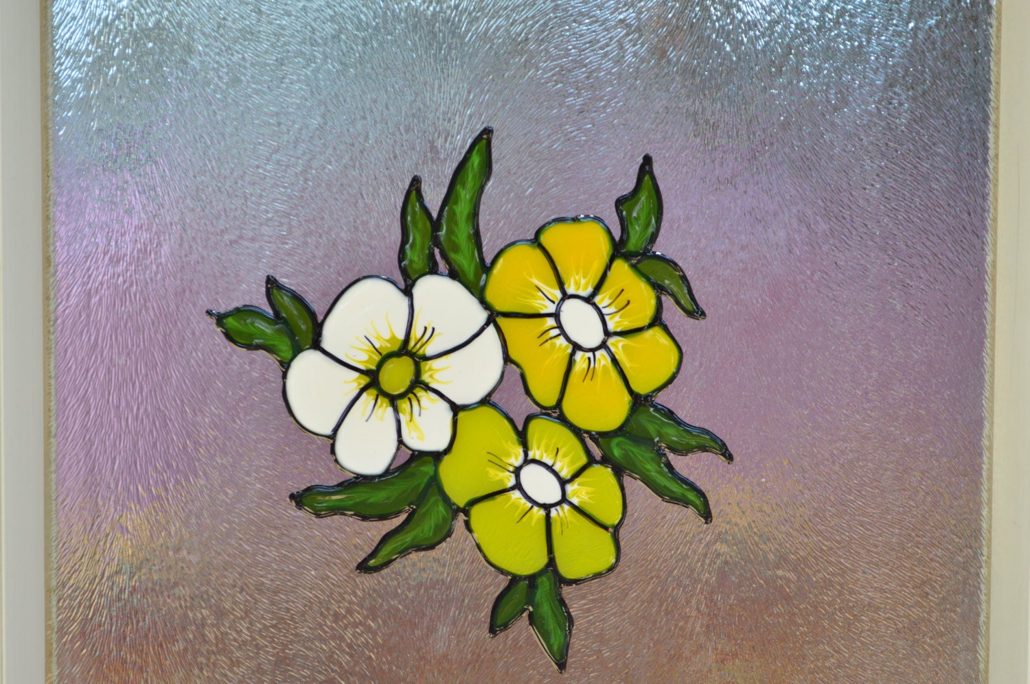 Flower Decal Floral Ornaments Window Hanging Housewarming - Etsy