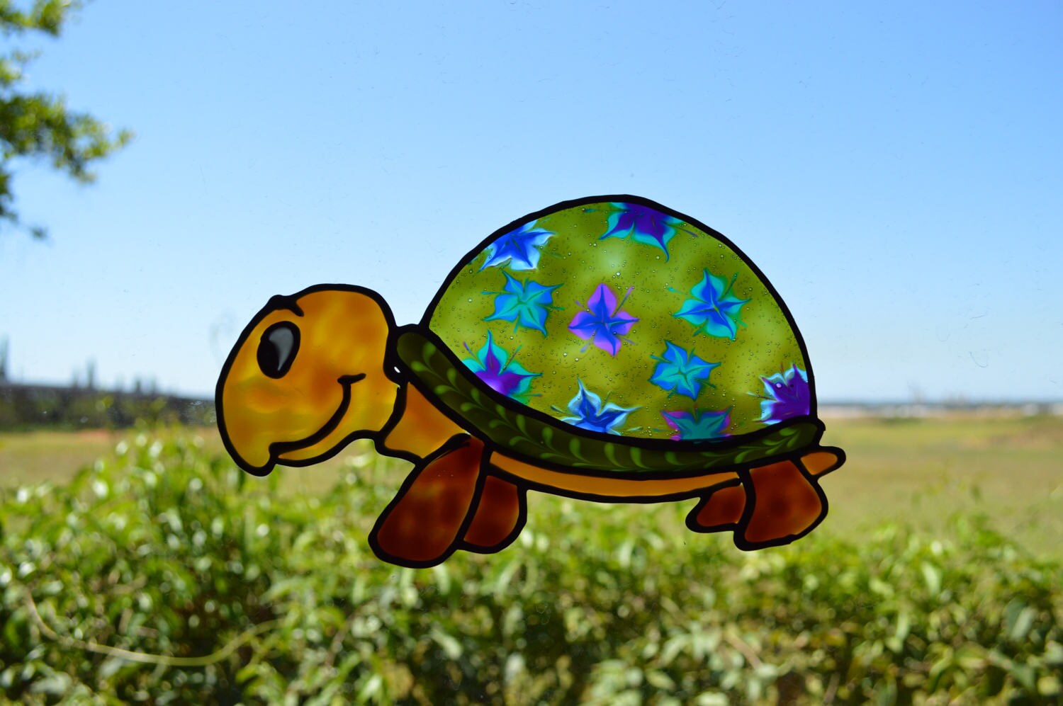 Turtle Window Decal | Etsy