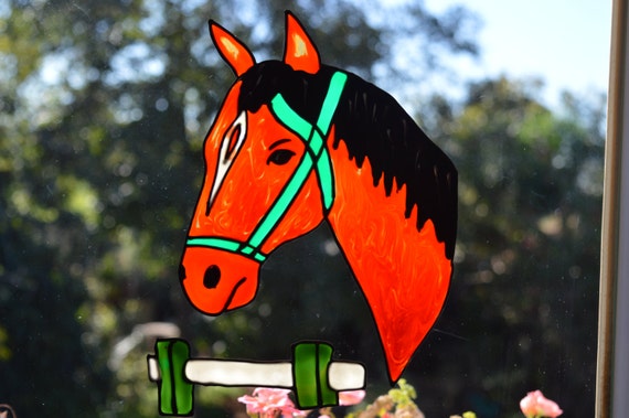 Horse Decal Horse Window Sticker for Girls Room Horse Lover | Etsy