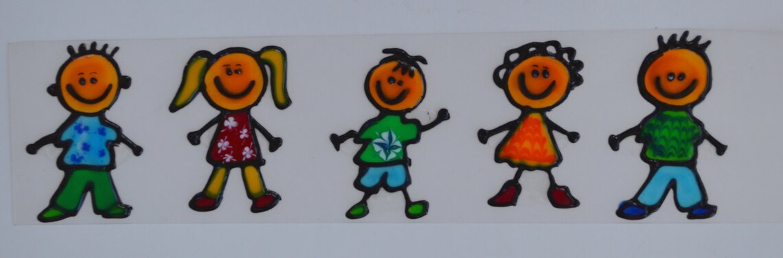 Kids Children Window Decals Funny Window Decoration Boys | Etsy