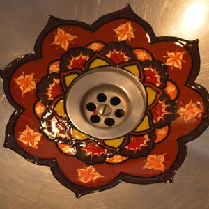 Sink Art Decal Bathroom Decor Sink Hand Painted Sticker - Etsy