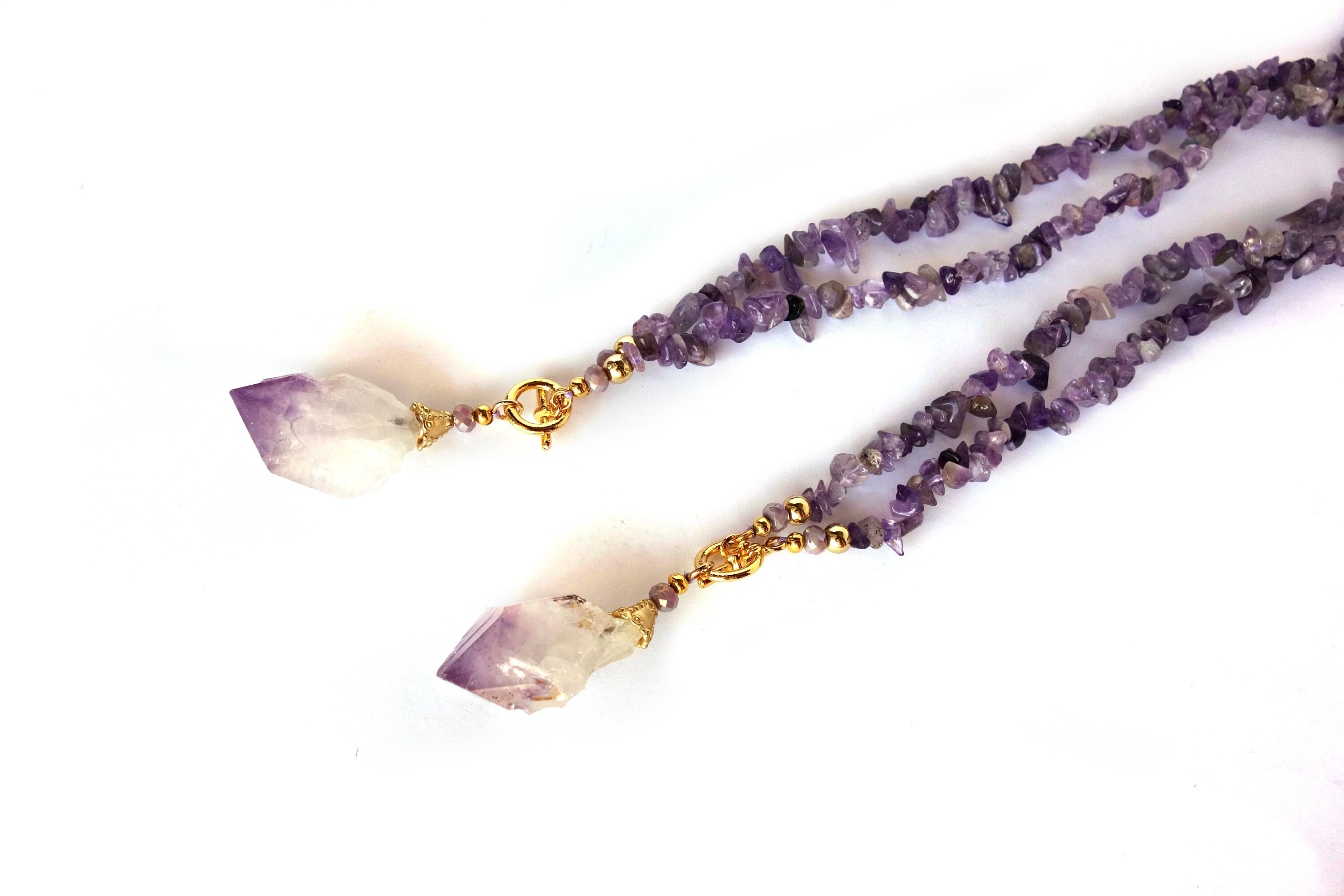 Raw Amethyst Necklace Amethyst Jewelry Natural Stone - Etsy Australia
