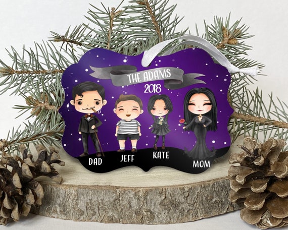 Addams Family Christmas Ornament | Etsy