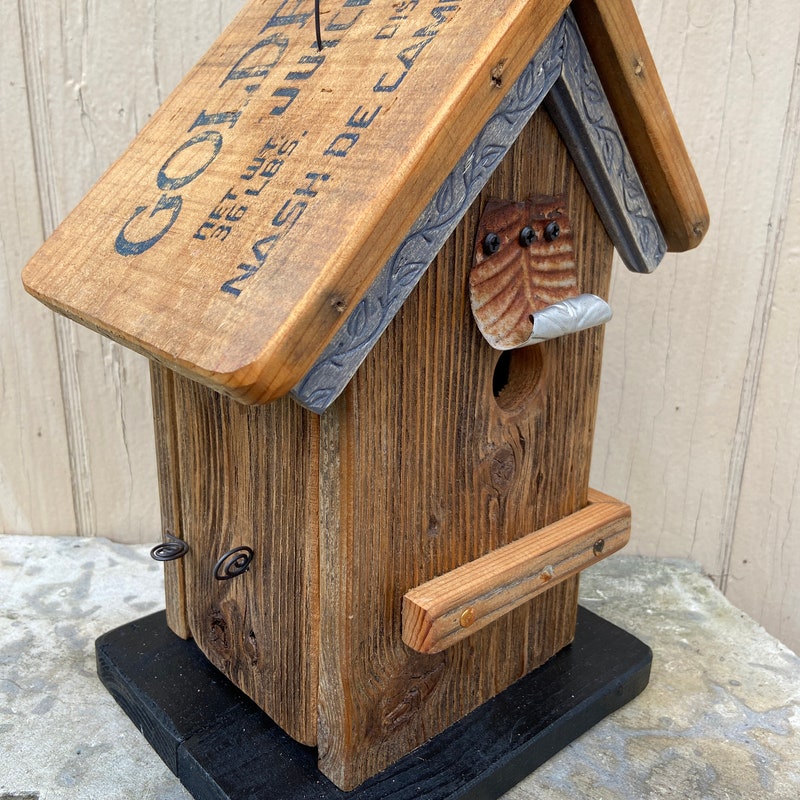 Rustic Bird House - Etsy