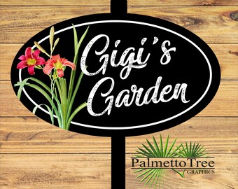 Flower Garden Sign | Etsy
