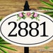 Address Sign Plain White With Stake - Etsy