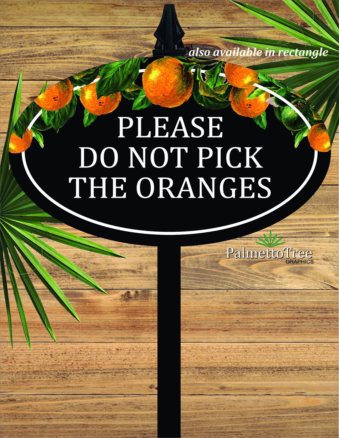 Please Do Not Pick Oranges Sign With Stake - Etsy