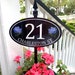 Address Sign Plain White With Stake - Etsy