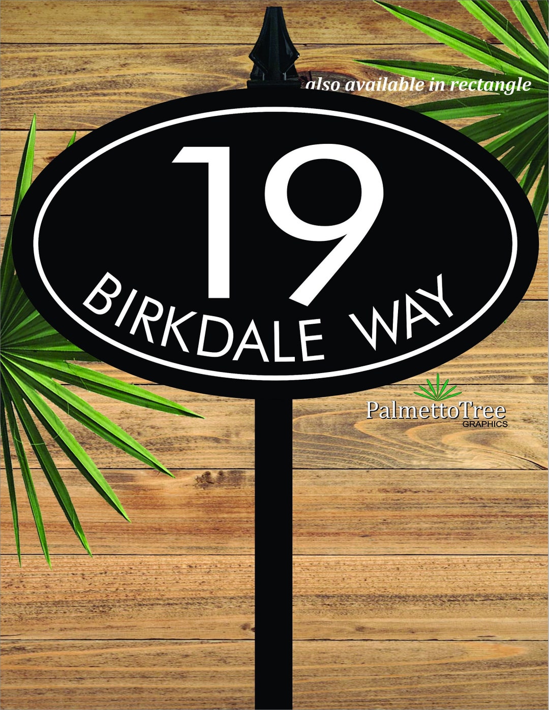 Address Sign Plain Modern With Stake - Etsy